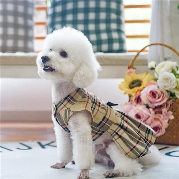 Dog | Plaid Dog Dress Cute Puppy Clothes Outfit | Poshmark